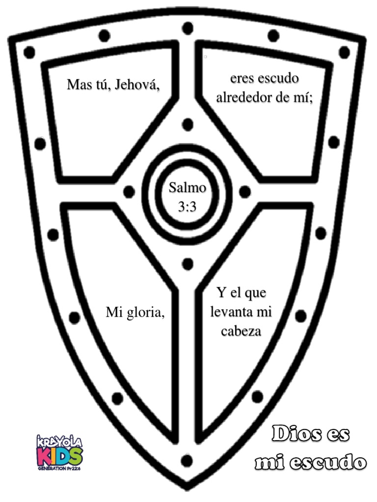 Manualidad Dios Es Mi Escudo | PDF