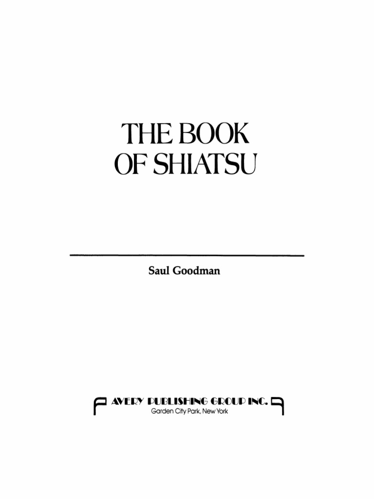 The Book of Shiatsu | PDF | Matter | Force