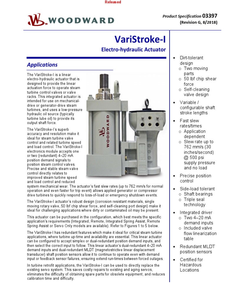 Varistroke 2 | PDF | Actuator | Valve