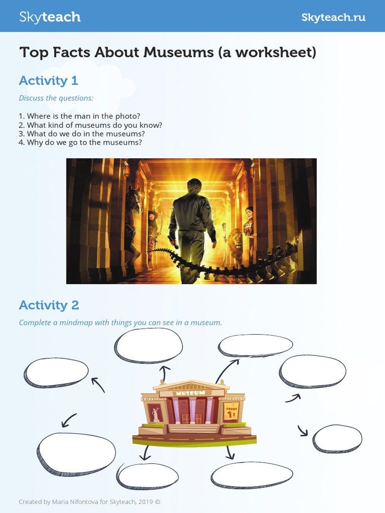 Essential Museum Facts Worksheet | PDF | Museum