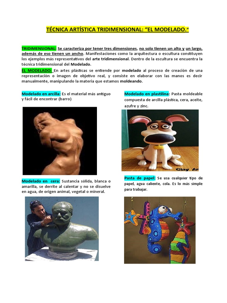 Técnica Tridimensional-El Modelado | PDF