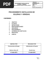 Procedimiento de Trabajo Seguro para Instalaciones Sanitarias | PDF | Hormigón | Tubería ...