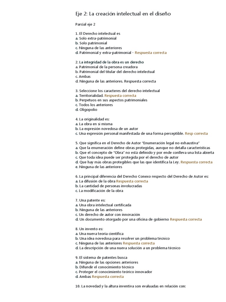 Eje 2 | PDF | Patentar | Propiedad intelectual