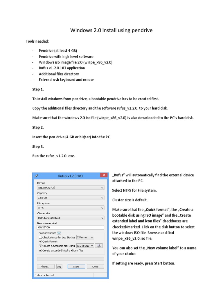Install Windows 2.0 from USB on Hematology Analyzer in 8 Steps | PDF ...