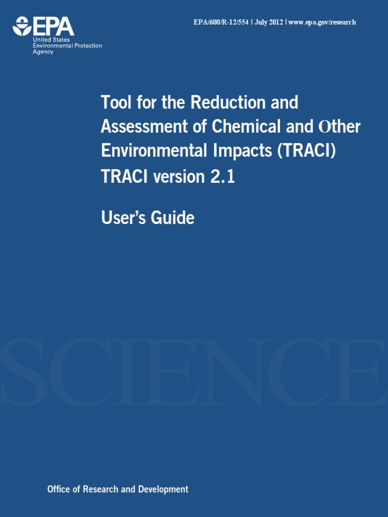Tool For The Reduction and Assessment of Chemical and Other ...
