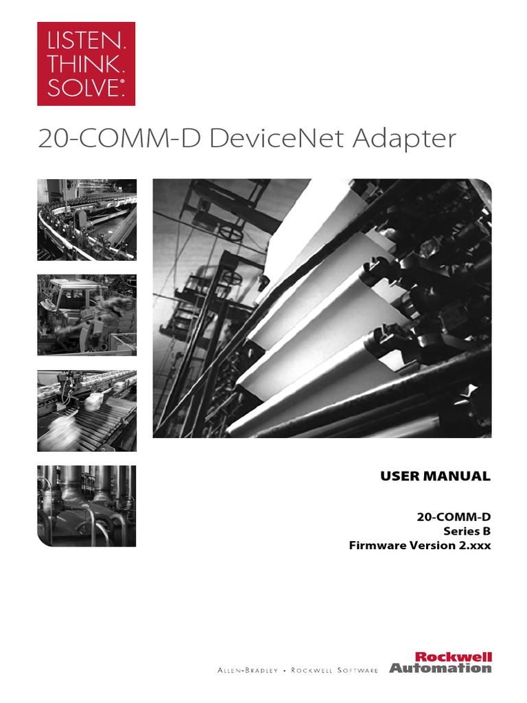 20-Comm-D Devicenet Adapter: User Manual | PDF | Electrical Connector ...