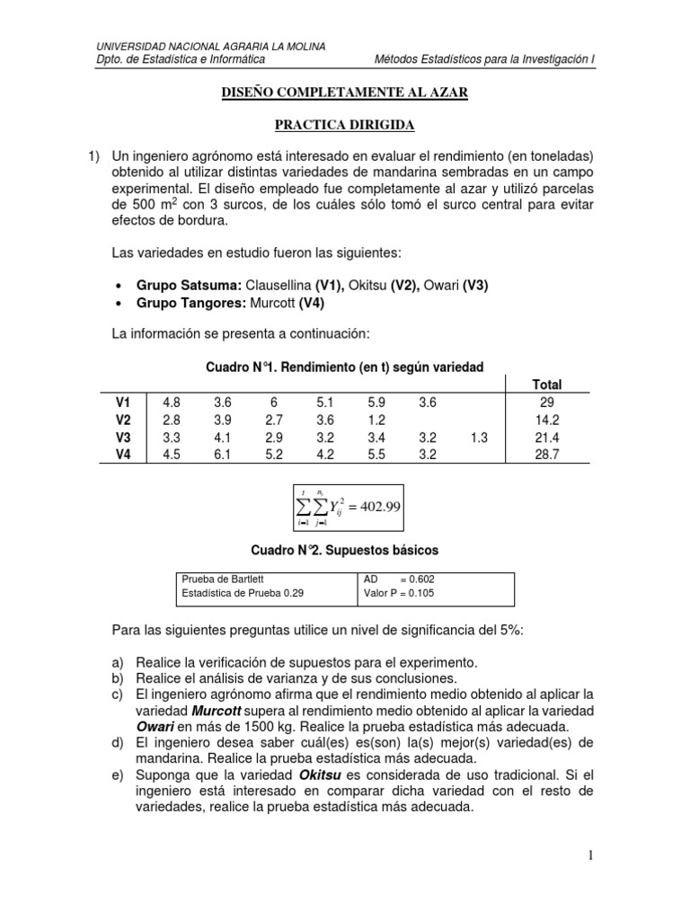 Practica Dirigida - Semana 5 6 - DCA | PDF | Estadísticas | Ciencia y ... Practica Dirigida - Semana 5 6 - DCA | PDF | Estadísticas | Ciencia y ...