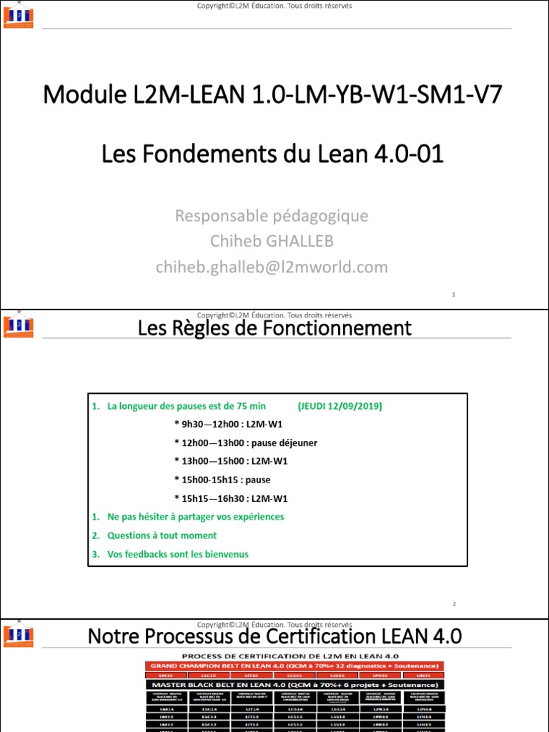 Fondements du Lean Management 4.0 | PDF | Lean (production) | Business