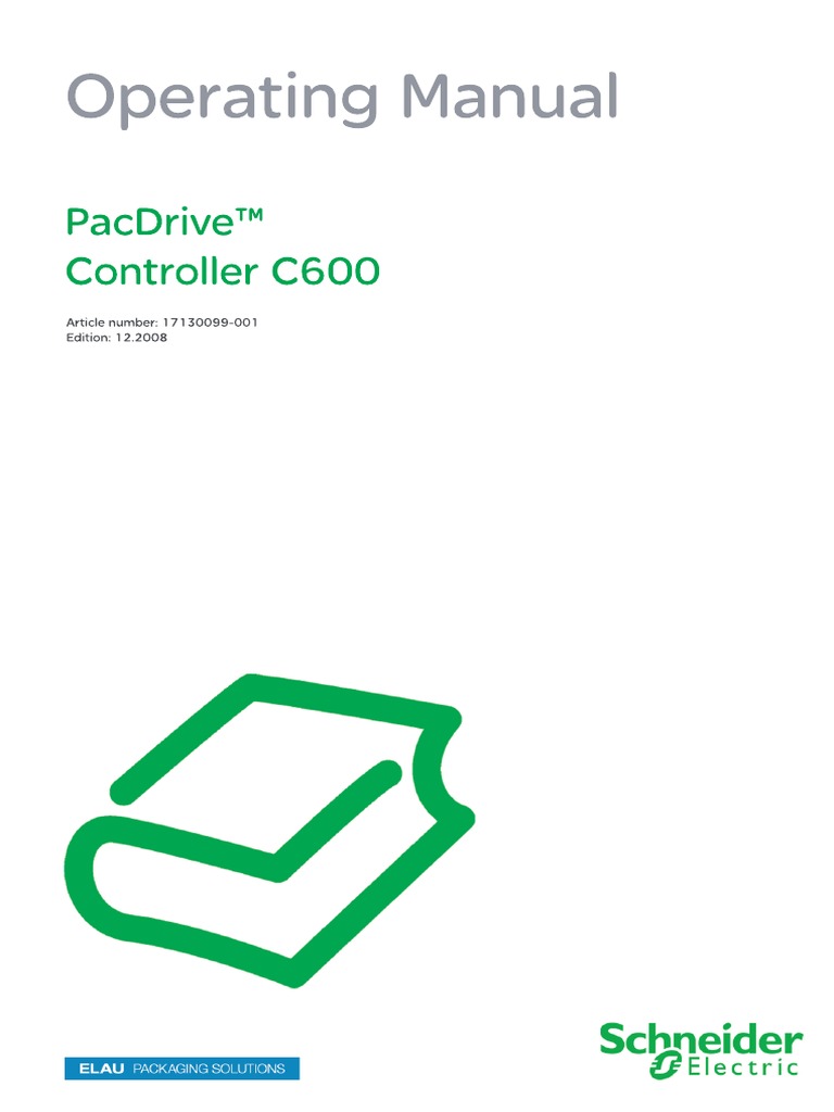 Operating Manual - PacDrive Controller C600 | PDF | Safety | Power Supply