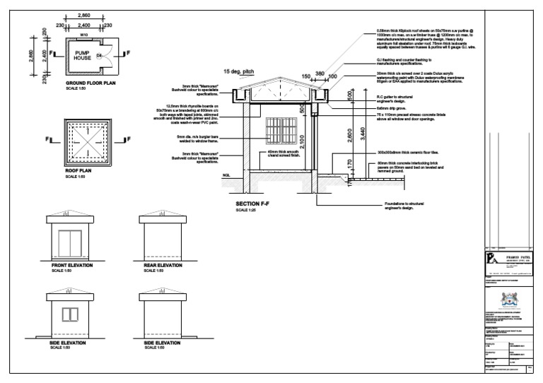 A-106 - Pump House | PDF | Building Engineering | Building