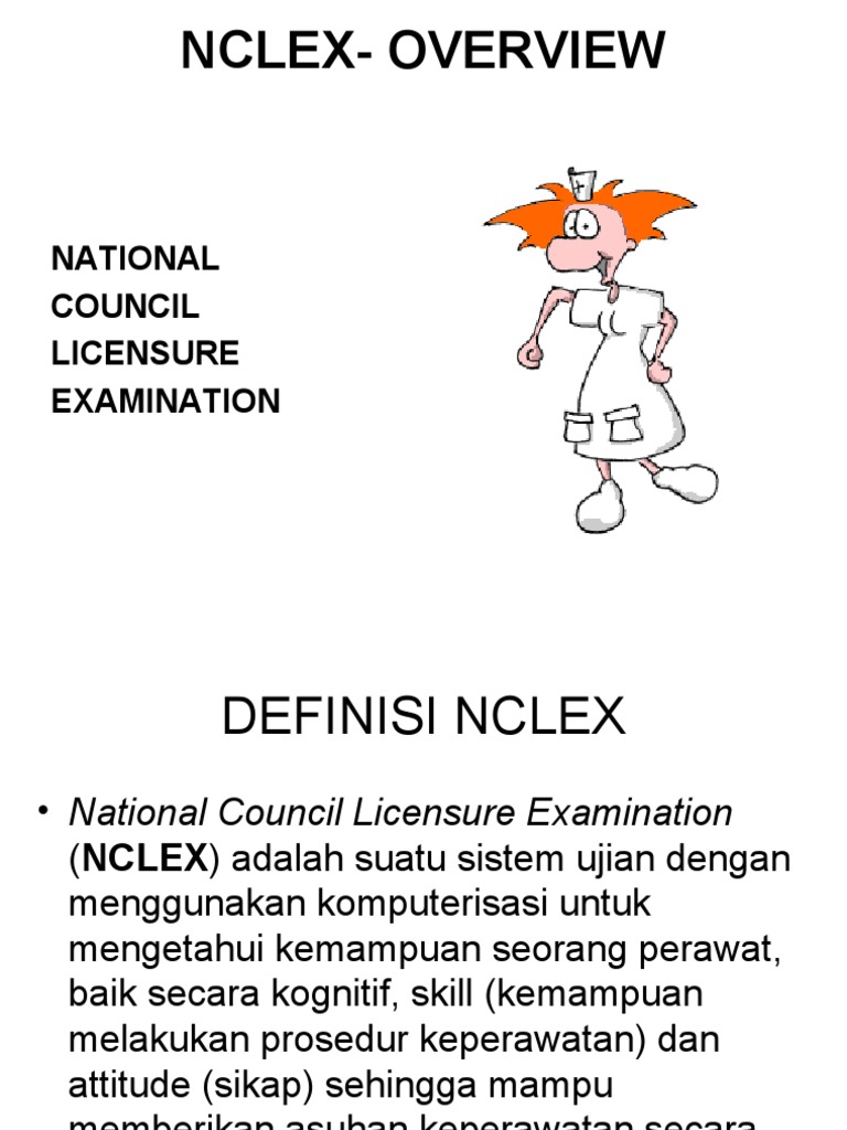 Nclex-Overview: National Council Licensure Examination | PDF | National ...