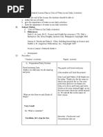 Grade 4 Water Sources Lesson Plan | PDF | Lesson Plan | Fresh Water