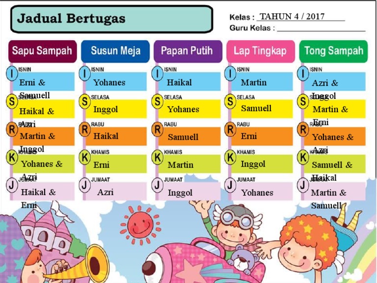 Jadual Bertugas | PDF