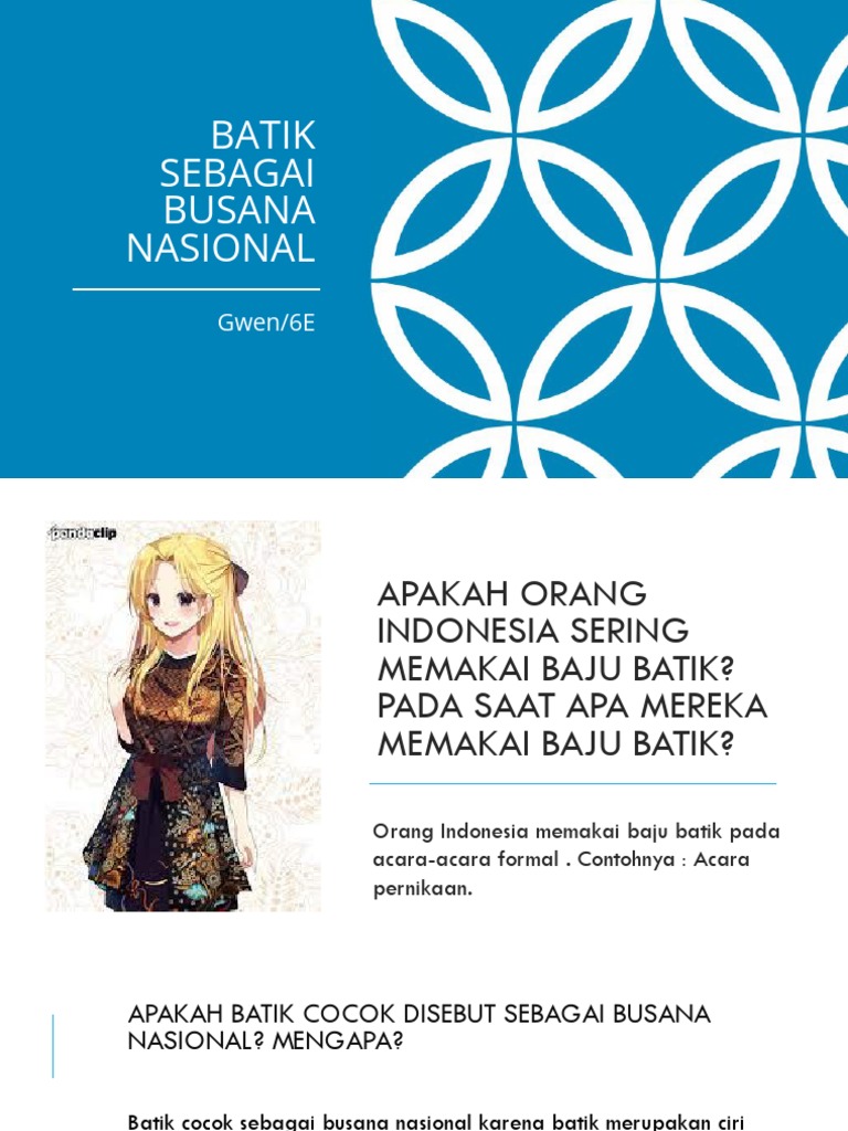 Presentasi Batik | PDF | Perjalanan