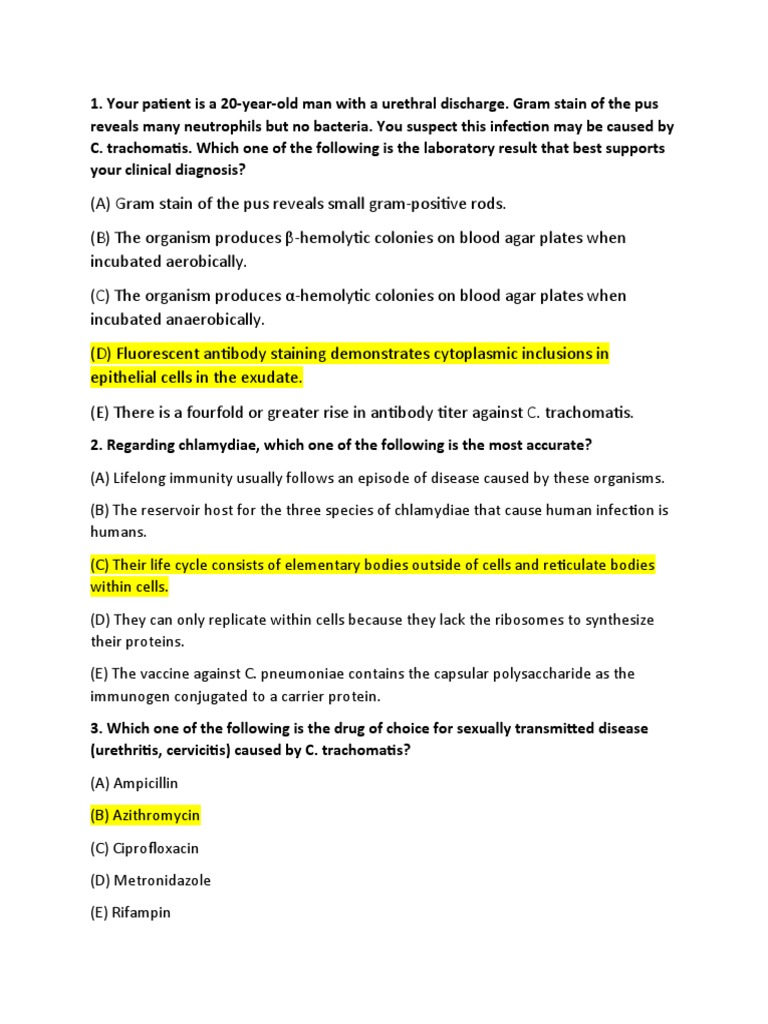 Medical Microbiology Quiz Questions | PDF | Virus | Hepatitis B
