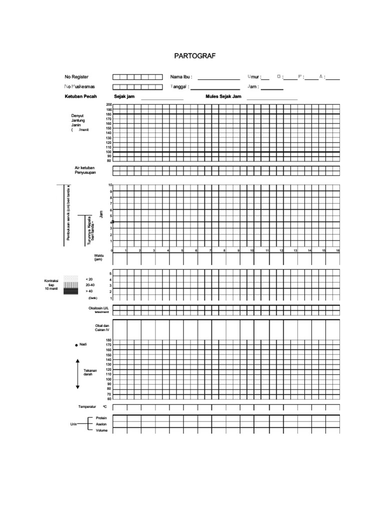 Qdoc - Tips Partograf Kosong | PDF