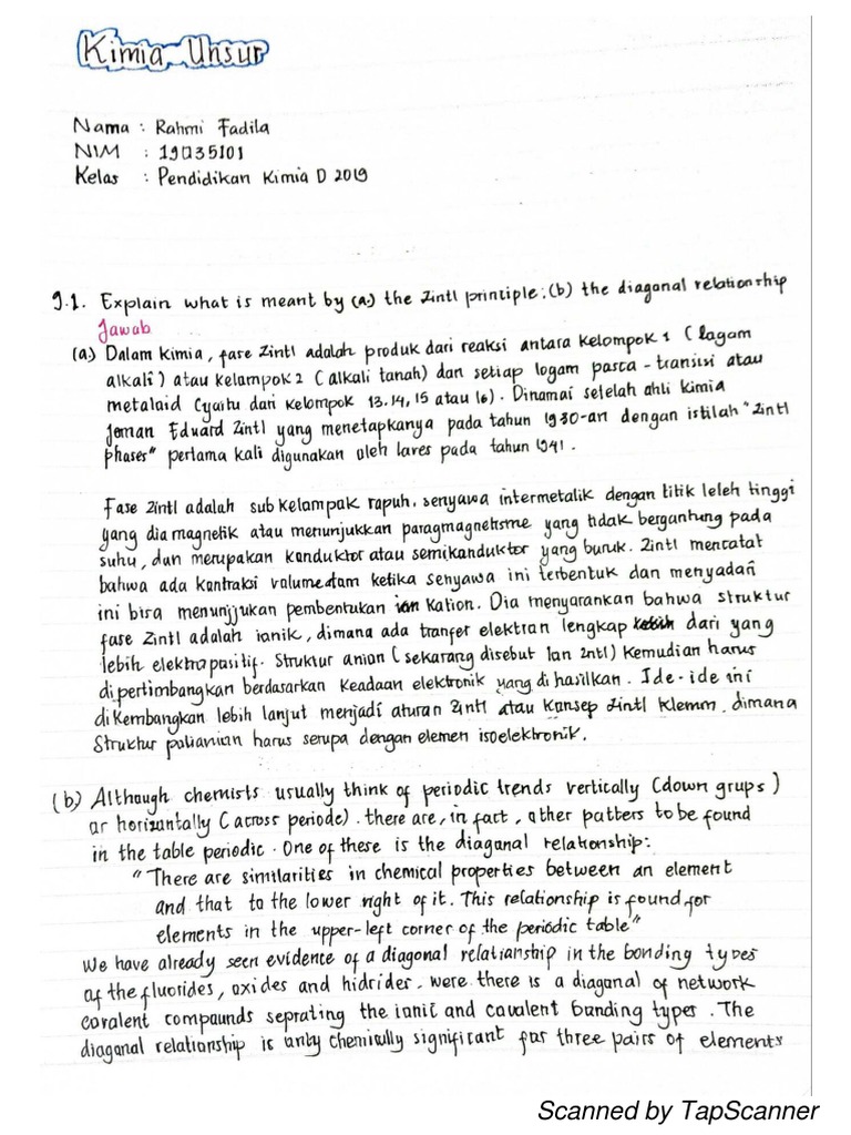 Tugas1 - KimUns - Rahmi Fadila - 19035101 | PDF