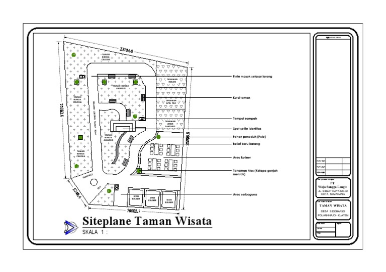 Siteplan Wisata Kuliner | PDF