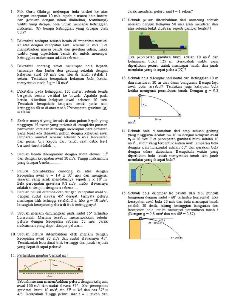 Latihan Soal Gerak | PDF