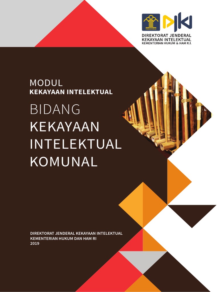 Modul KI Bidang Kekayaan Intelektual Komunal (Edisi 2019) | PDF