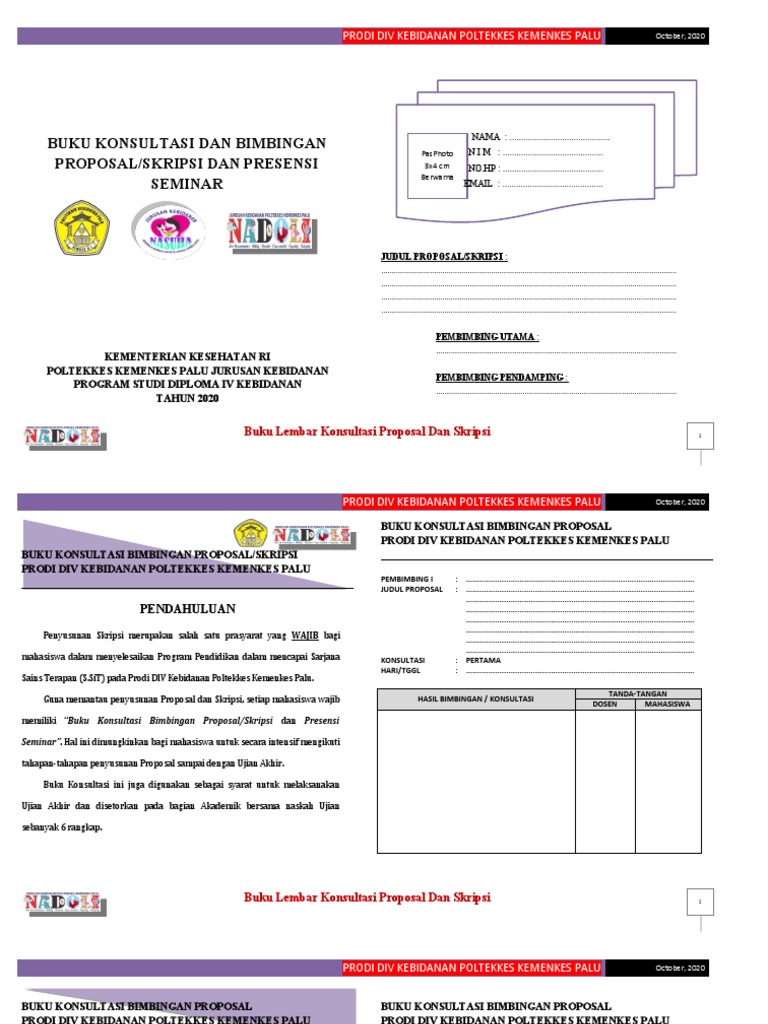 Buku Konsul Proposal - Skripsi | PDF