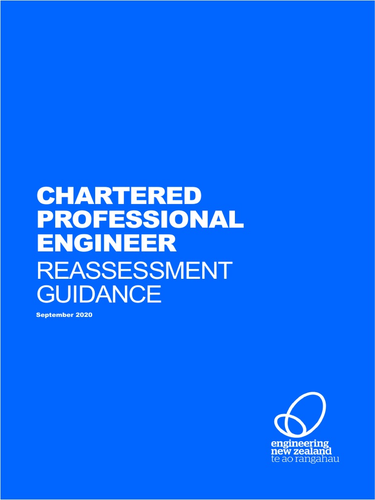 CPENG Reassessment Guidance 2020 | PDF | Engineering | Civil Engineering