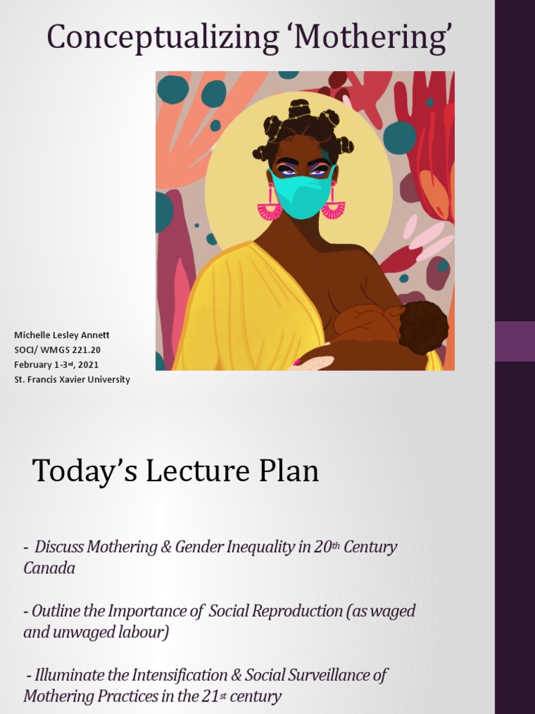 Conceptualizing Mothering: An Analysis of Gender Inequality, Social ...