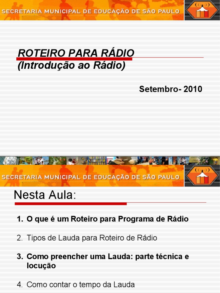 Roteiro para Rádio | PDF | Roteiro | Rádio