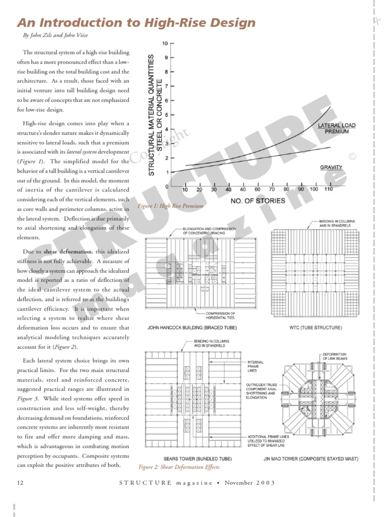 High Rise Building | PDF | Deep Foundation | Truss