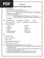 Flow Chart of Mughal Empire | PDF | Mughal Empire | Timurid Dynasty