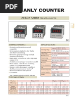 Anly AH3 Timer User Manual | PDF | Switch | Electrical Engineering