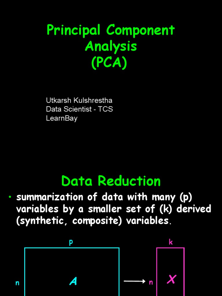 Principal Component Analysis | PDF | Principal Component Analysis | Eigenvalues And Eigenvectors