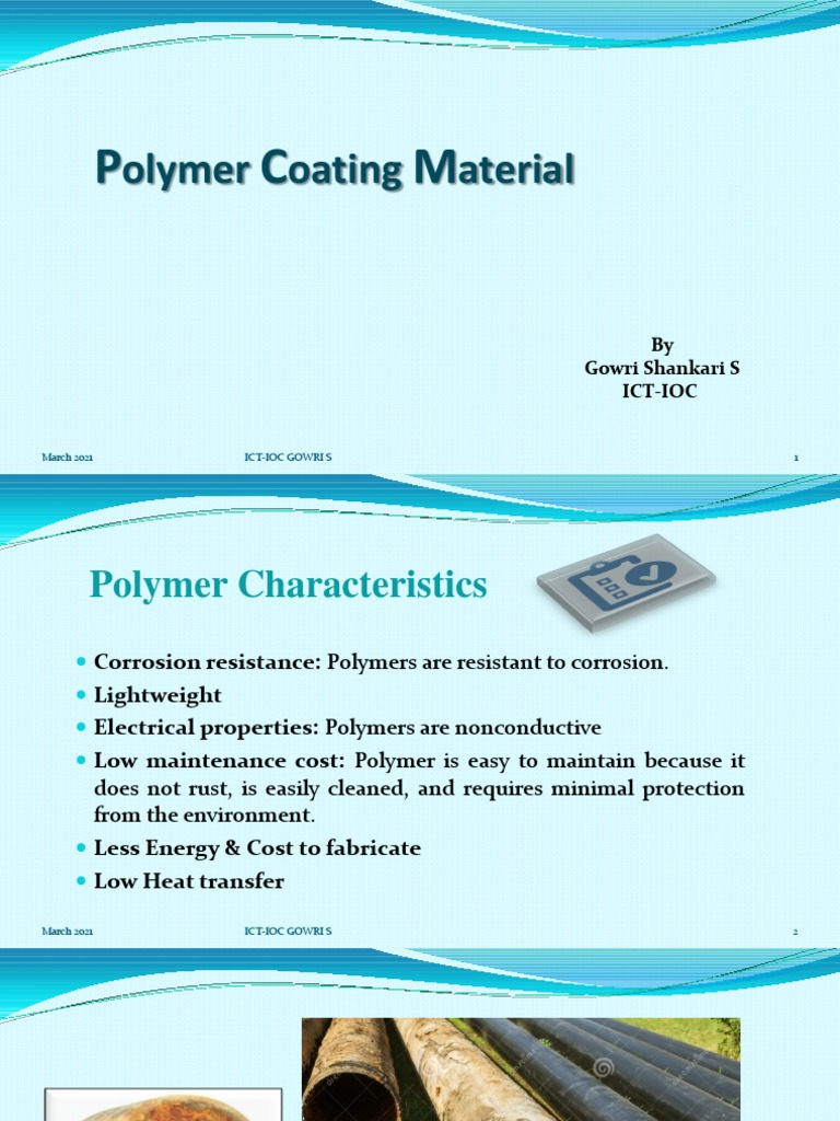 Polymer Coating Benefits & Methods | PDF | Paint | Polymers