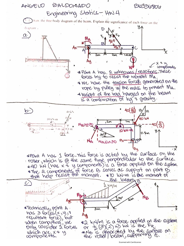 Engineering Statics | PDF