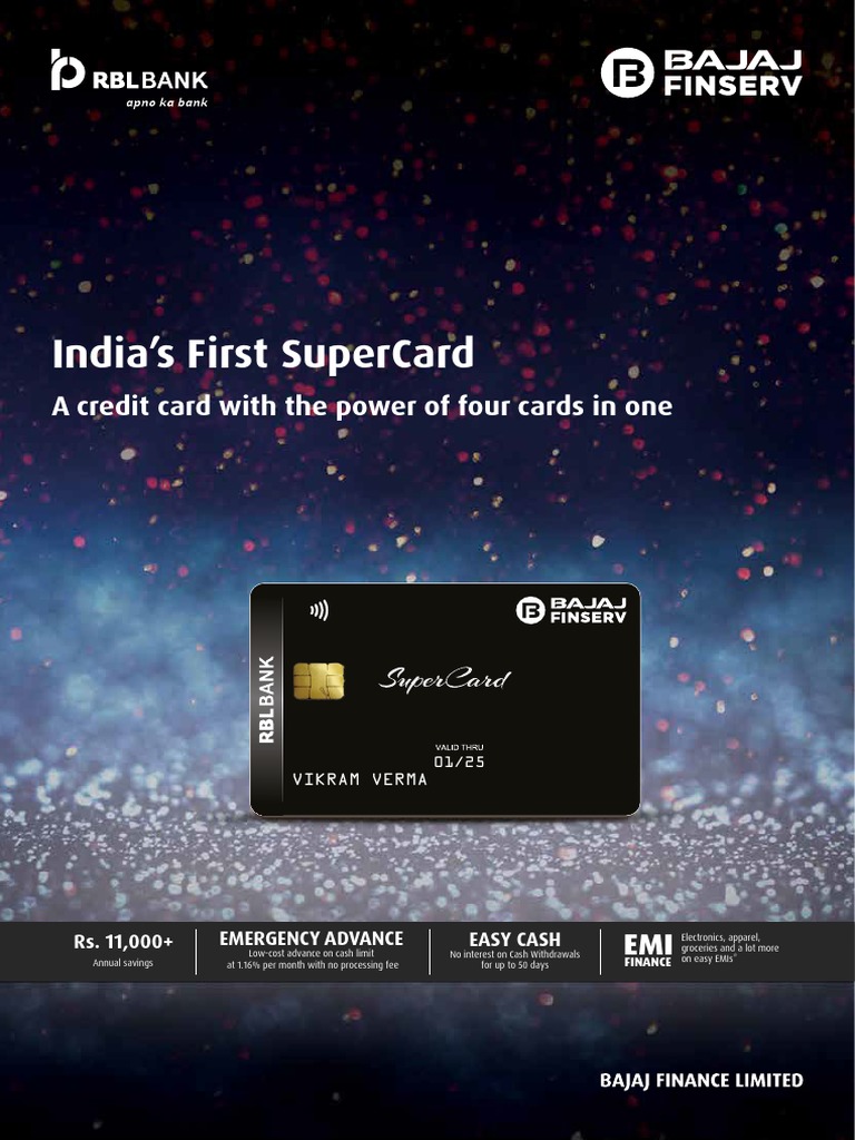 Bajaj Finserv RBL SuperCard Benefits | PDF | Credit Card | Loyalty Program