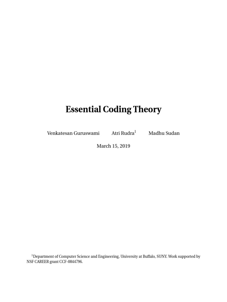 Webxyu Xcoding Book | PDF | Error Detection And Correction | Code