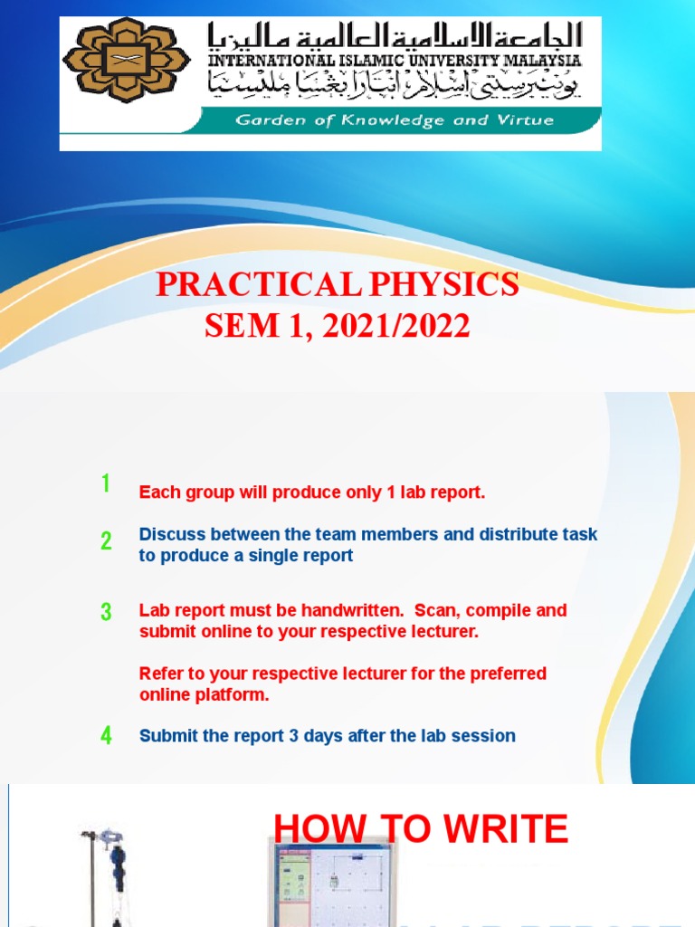 1 - How To Write Report - Sem1 2021 2022 - G424 | PDF | Density | Buoyancy