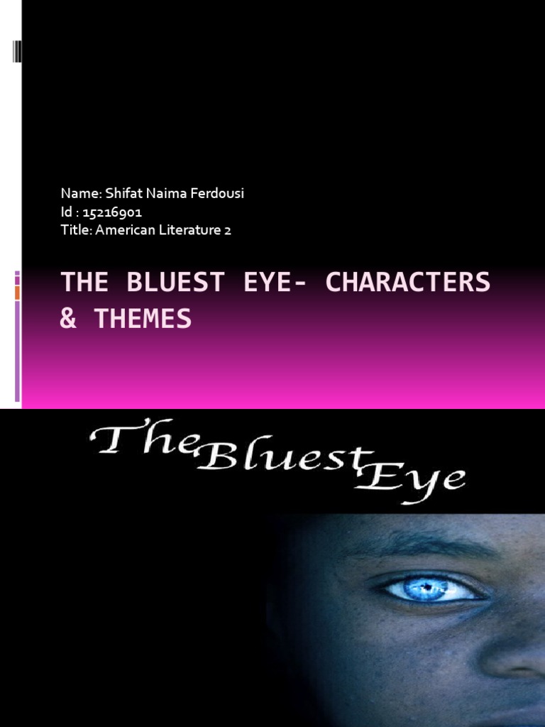 Characters and Themes in The Bluest Eye | PDF