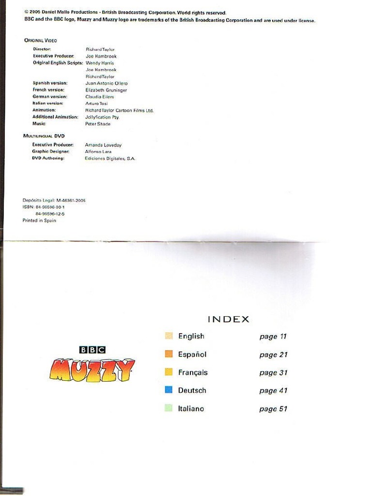 Muzzy Comes Back Book 6 | PDF