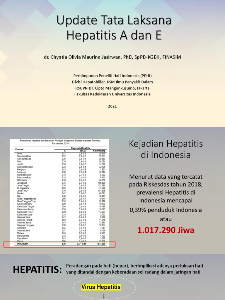 Update Tatalaksana Hep A Hep E | PDF