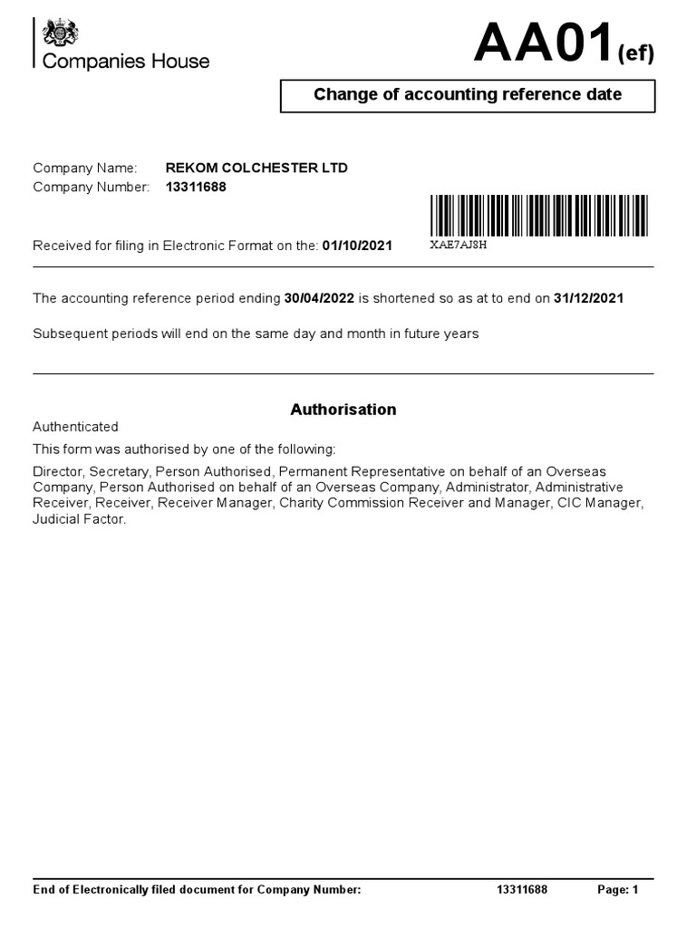 Aa01 2021-10-01 | PDF | Law