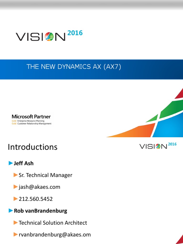 Dynamics AX 7 Overview and Upgrade Guide | PDF | Microsoft Visual ...