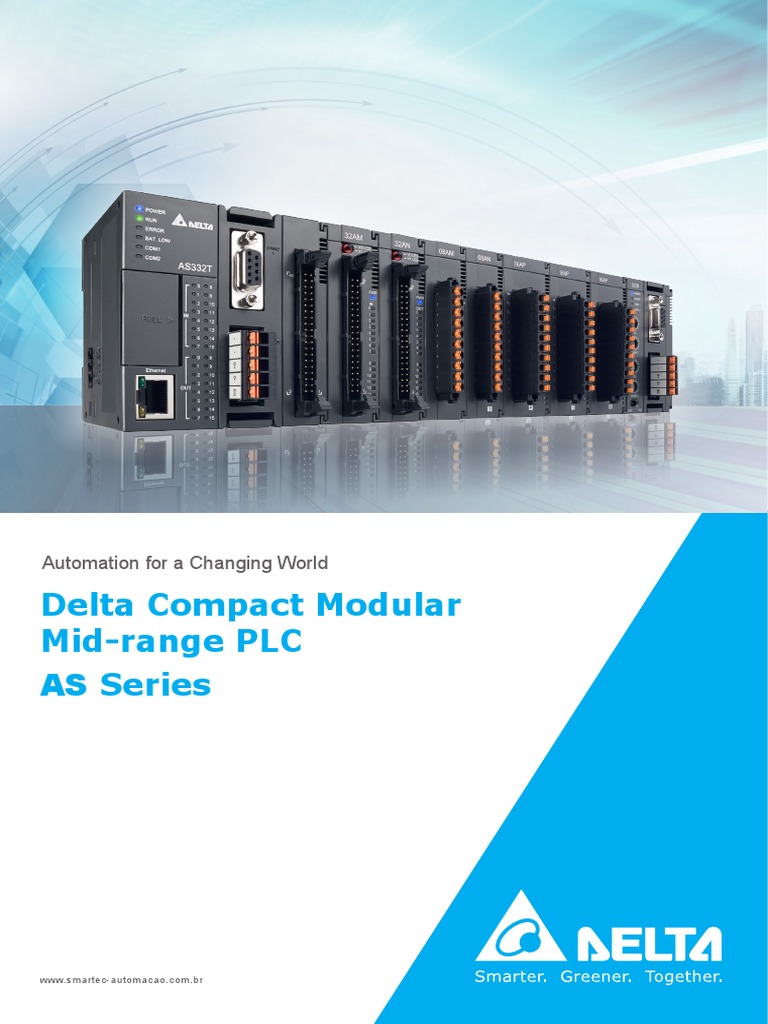 Delta Compact Modular Mid-Range PLC AS Series: Automation For A ...