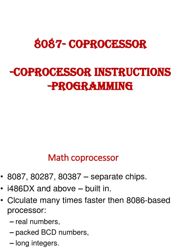 FALLSEM2021-22 CSE2006 ETH VL2021220104026 Reference Material I 16-11-2021 23-A-8087-Coprocessor ...