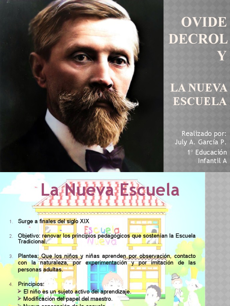 LA Nueva Escuela - Ovide Decroly | PDF | Aprendizaje | Cognición