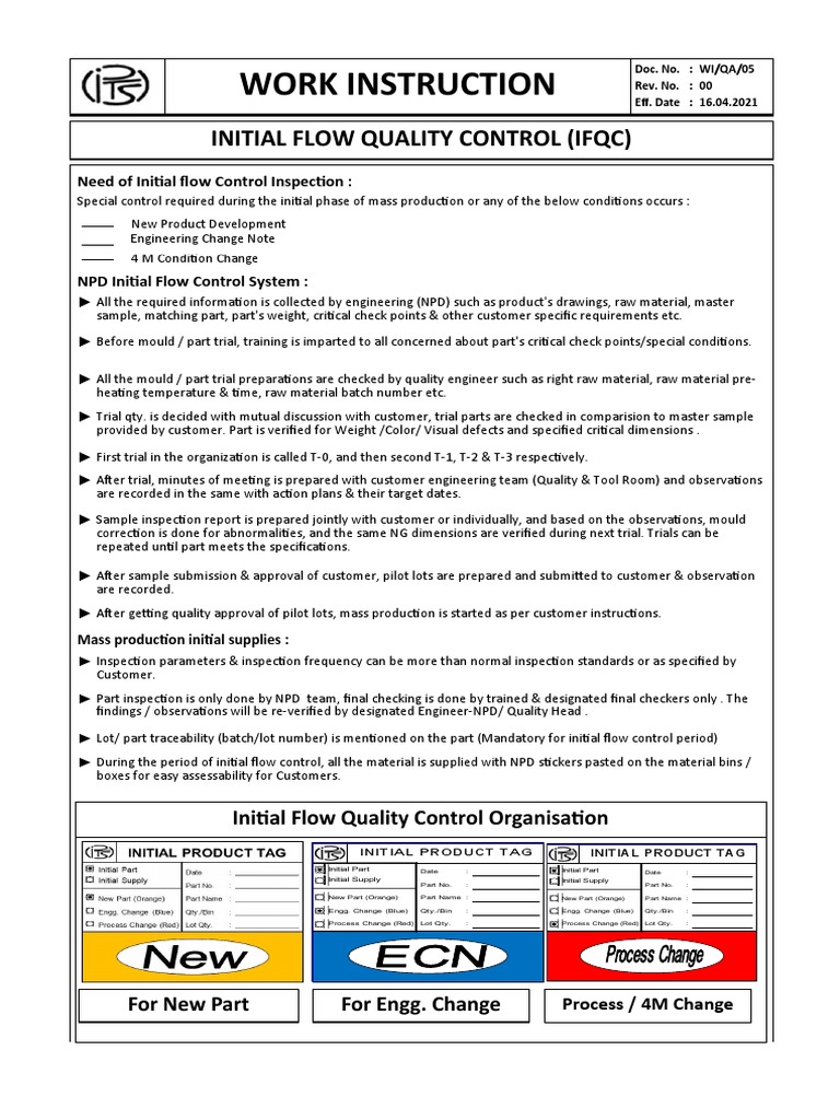 Wi-Qa-05, Initial Flow Control | PDF | Business Process