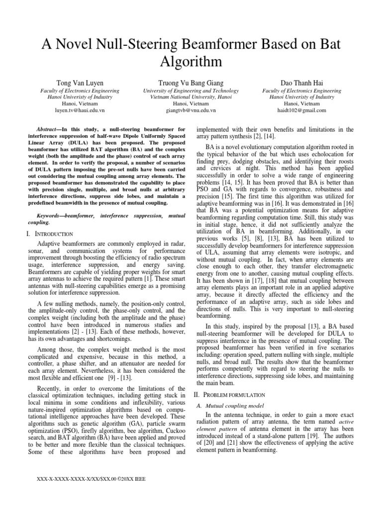 ATC 2017 - A Novel Null-Steering Beamformer Based On Bat Algorithm ...