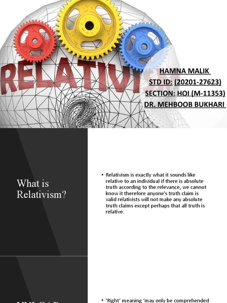 Hamna Malik - Relativism | PDF