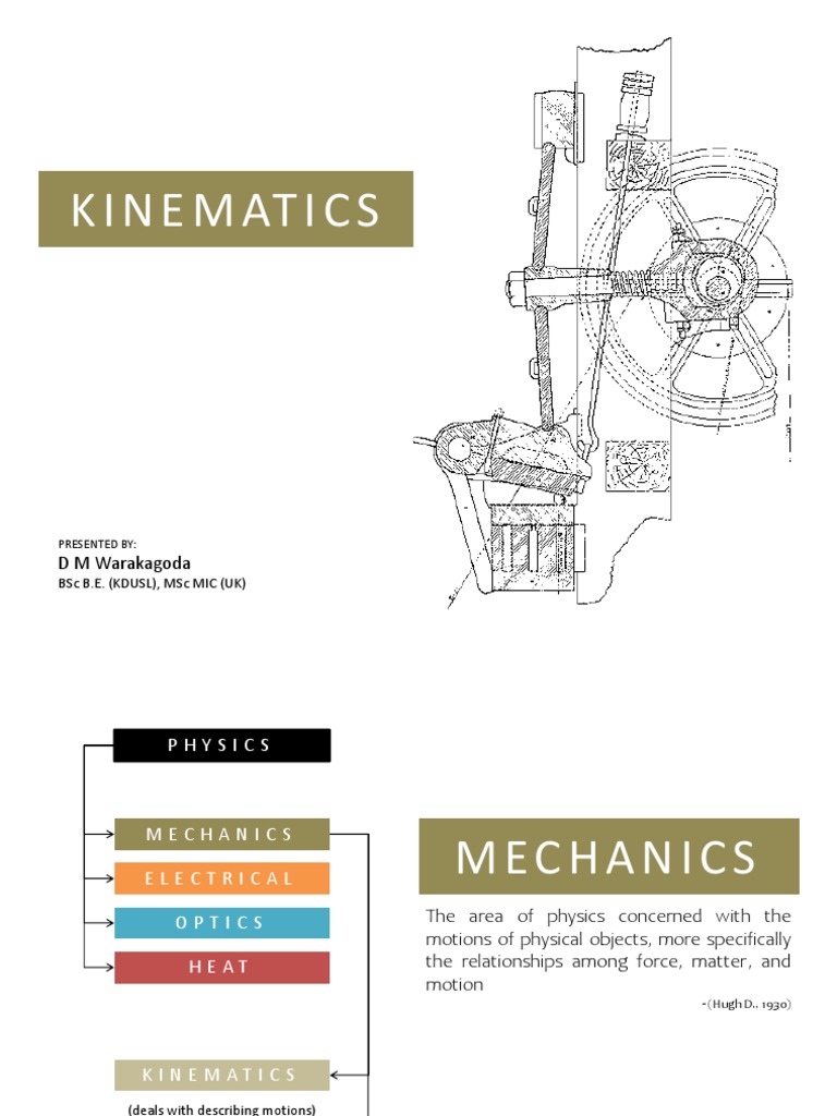 Kinematics: D M Warakagoda | PDF | Rotation Around A Fixed Axis | Speed