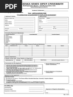 PU Migration Certificate Form | PDF | Identity Document | Government